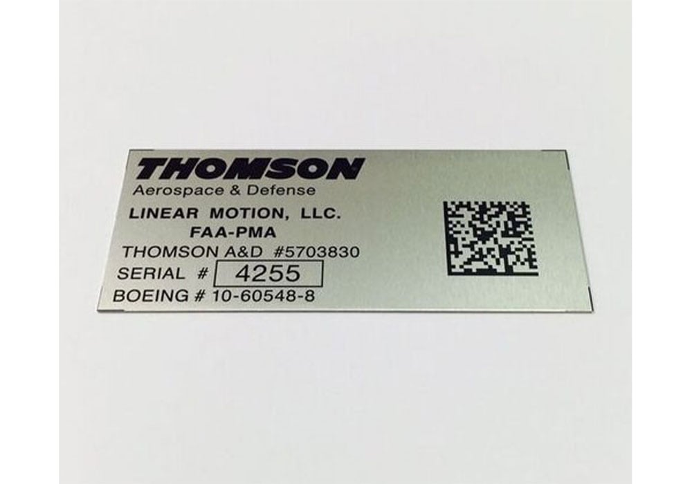 Nameplates - Stainless Steel, Aluminum, Metalphoto & More | Cubbison