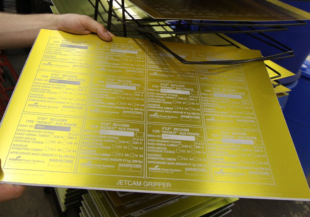 Nameplates - Stainless Steel, Aluminum, Metalphoto & More | Cubbison